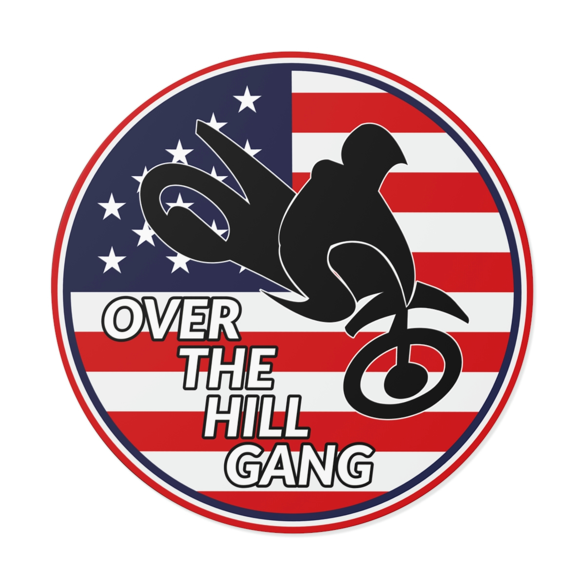OTHG American MX Decal - Over The Hill Gang Store